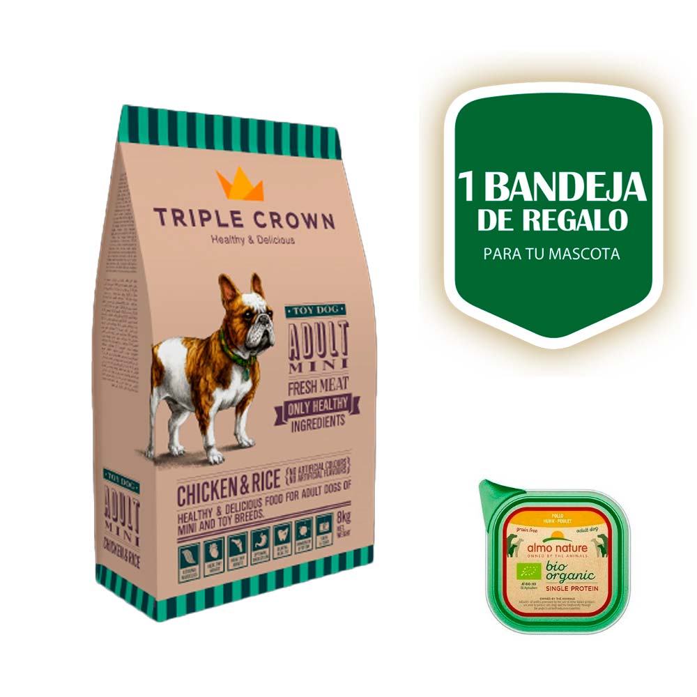 Penso TRIPLE CROWN TOY DOG 2Kg per cani di piccola taglia – Comercial Mida